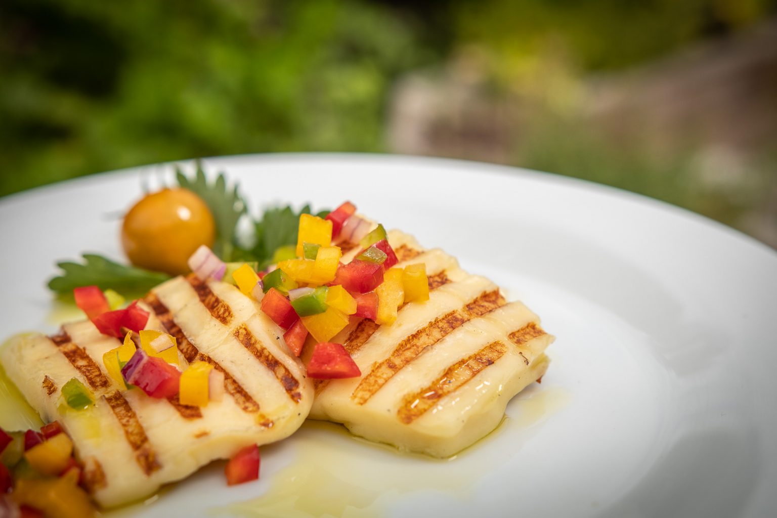 Fromage Panela grillé avec tomates - Les Fromages Rumba